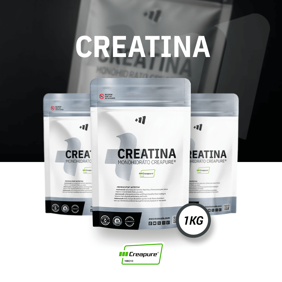 Creatine (creapure®) - 1kg - Masmusculo - Créatine Monohydrate - Masmusculo